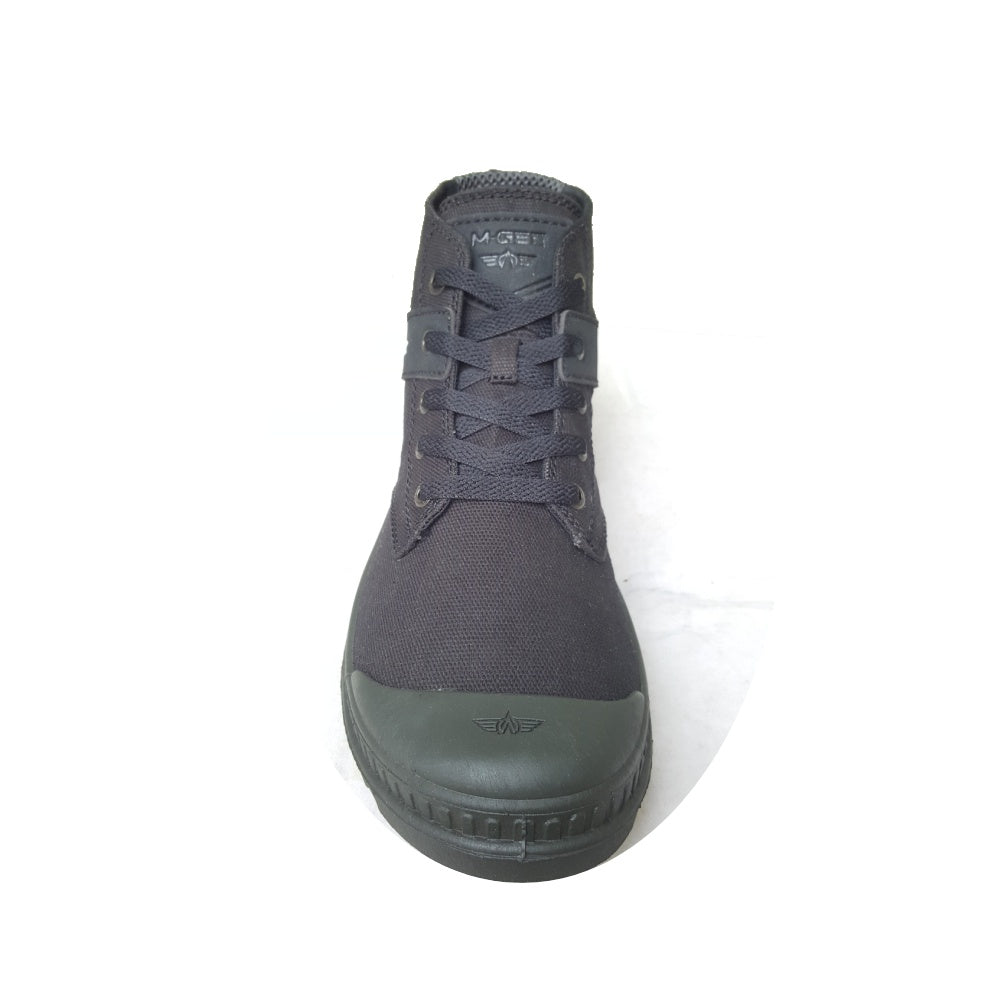 M.Gee Sepatu Pria Tali Boots Spatu Mgee Original MG-COMMANDO Black ...